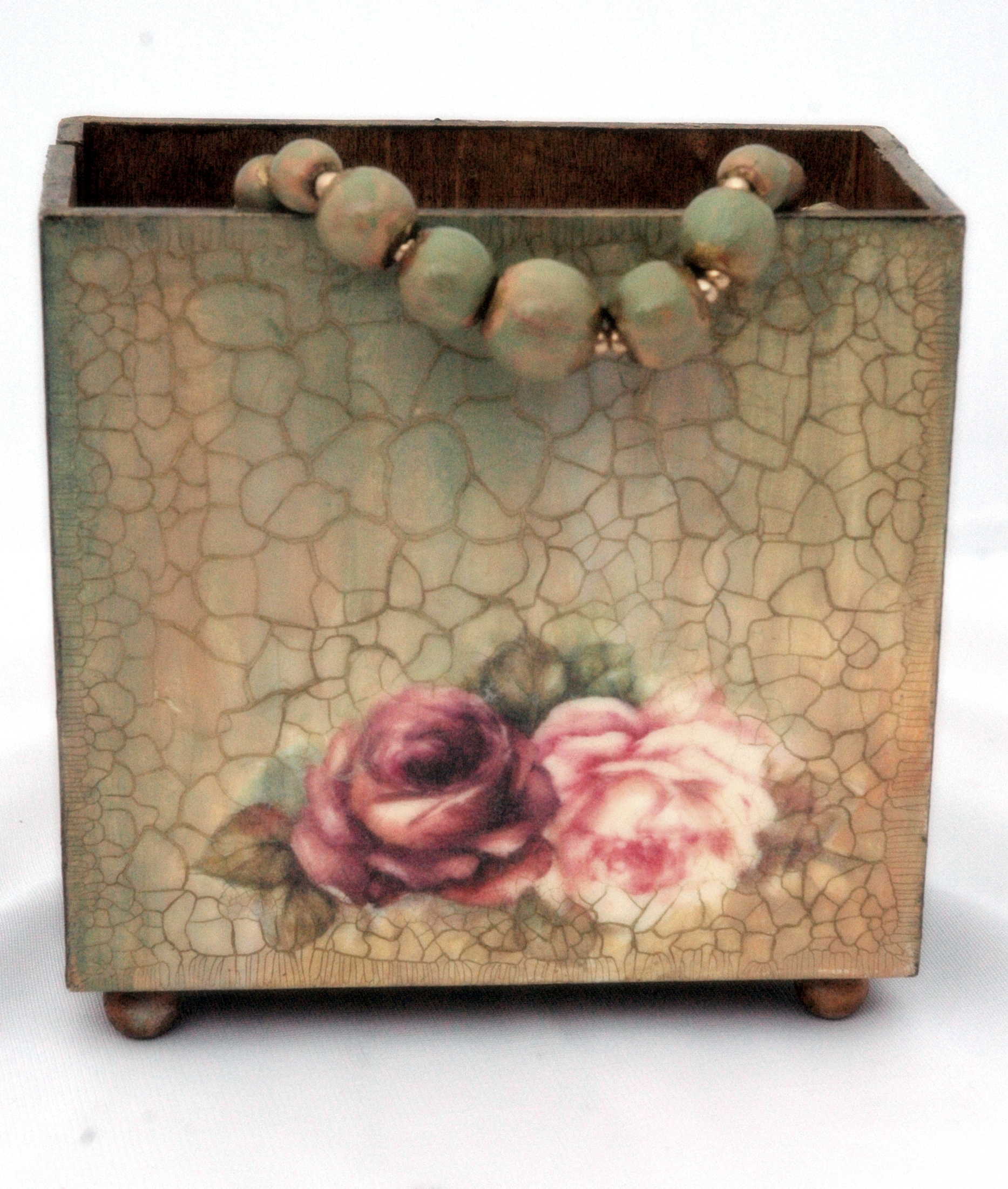 Bag box with roses